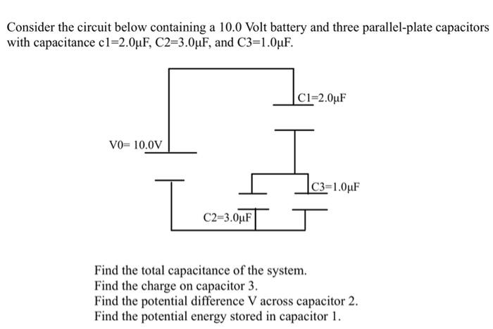 Solved this is a complex circuit with capacitors in series | Chegg.com