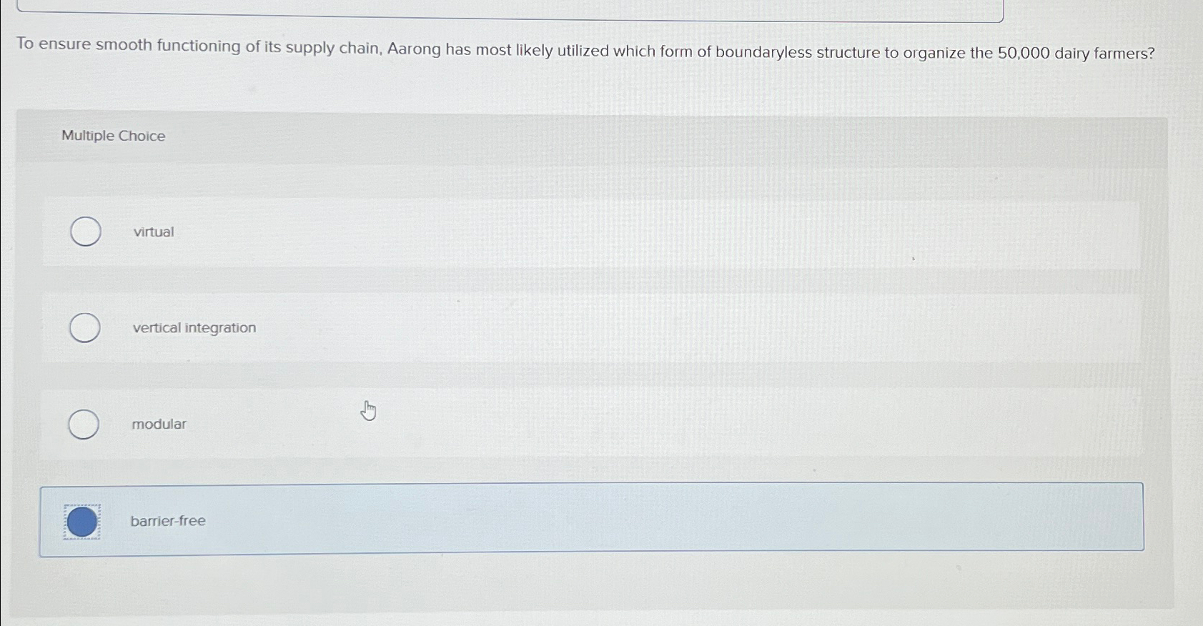 Solved To ensure smooth functioning of its supply chain, | Chegg.com