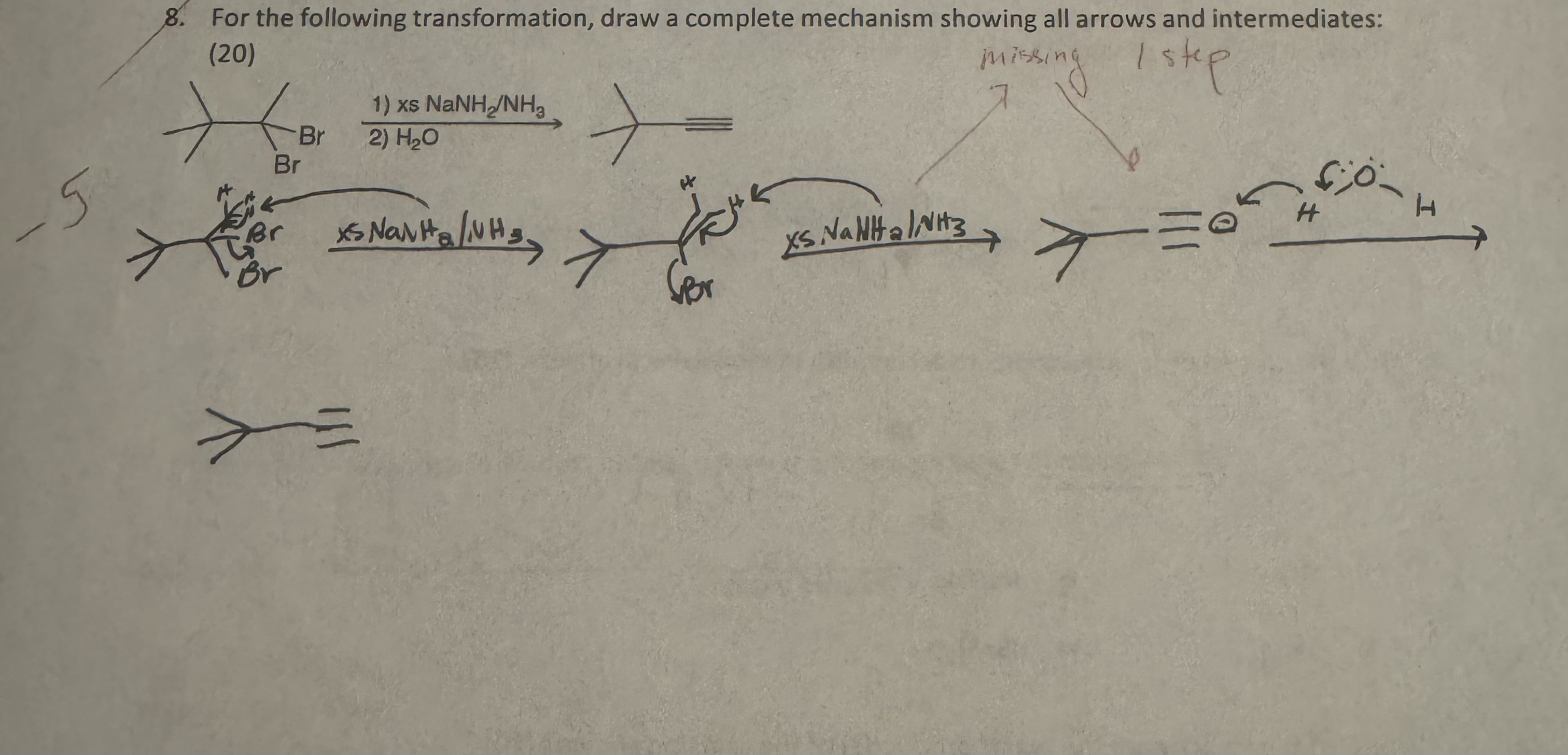 Solved For the following transformation, draw a complete | Chegg.com