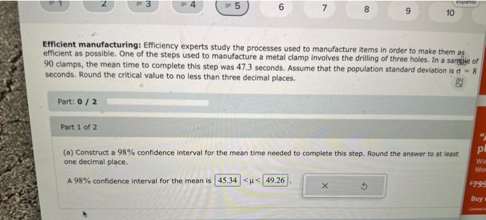 Solved Efficient manufacturing: Efficiency experts study the | Chegg.com