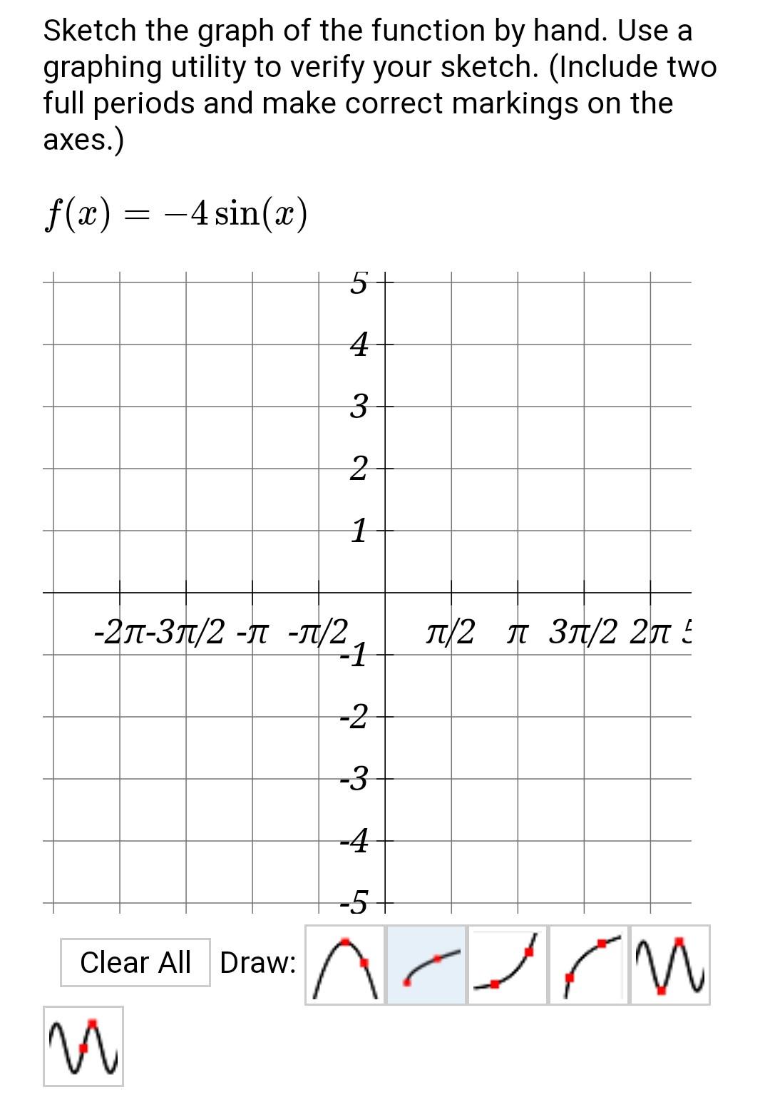 Solved Sketch the graph of the function by hand. Use a | Chegg.com