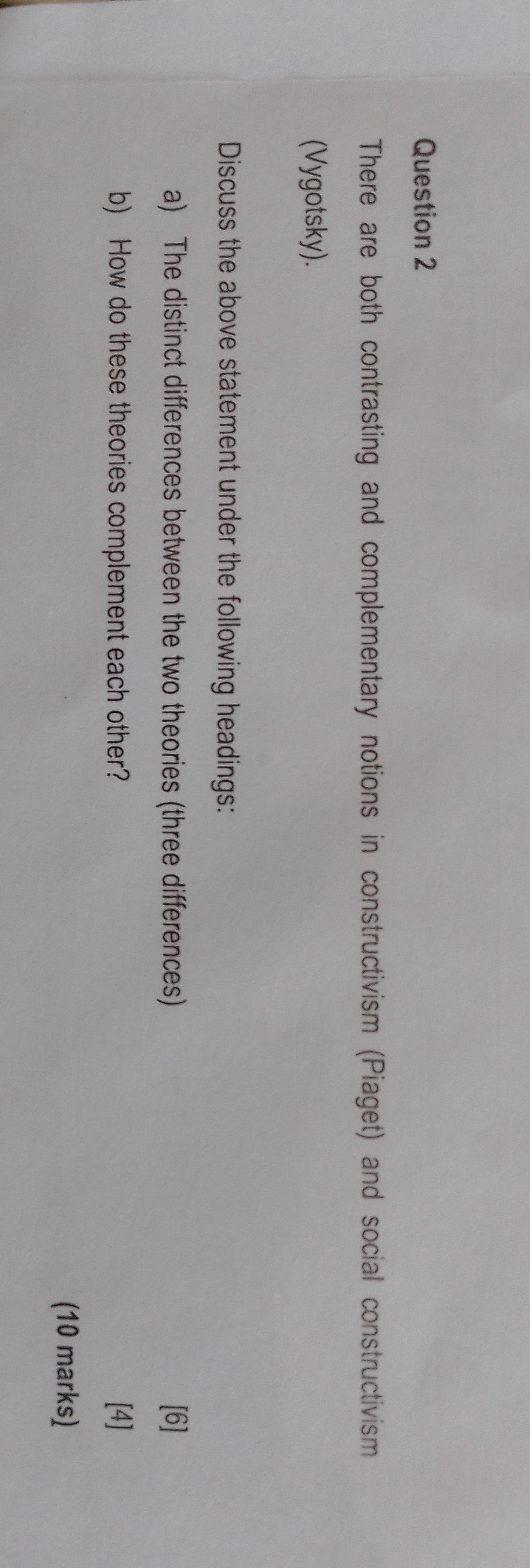 Solved Question 2There are both contrasting and | Chegg.com