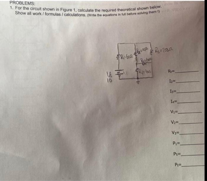 Solved Show all work / formulas / calculations. (Write the | Chegg.com