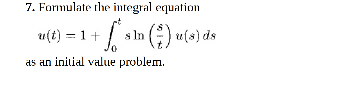 Solved Formulate the integral | Chegg.com