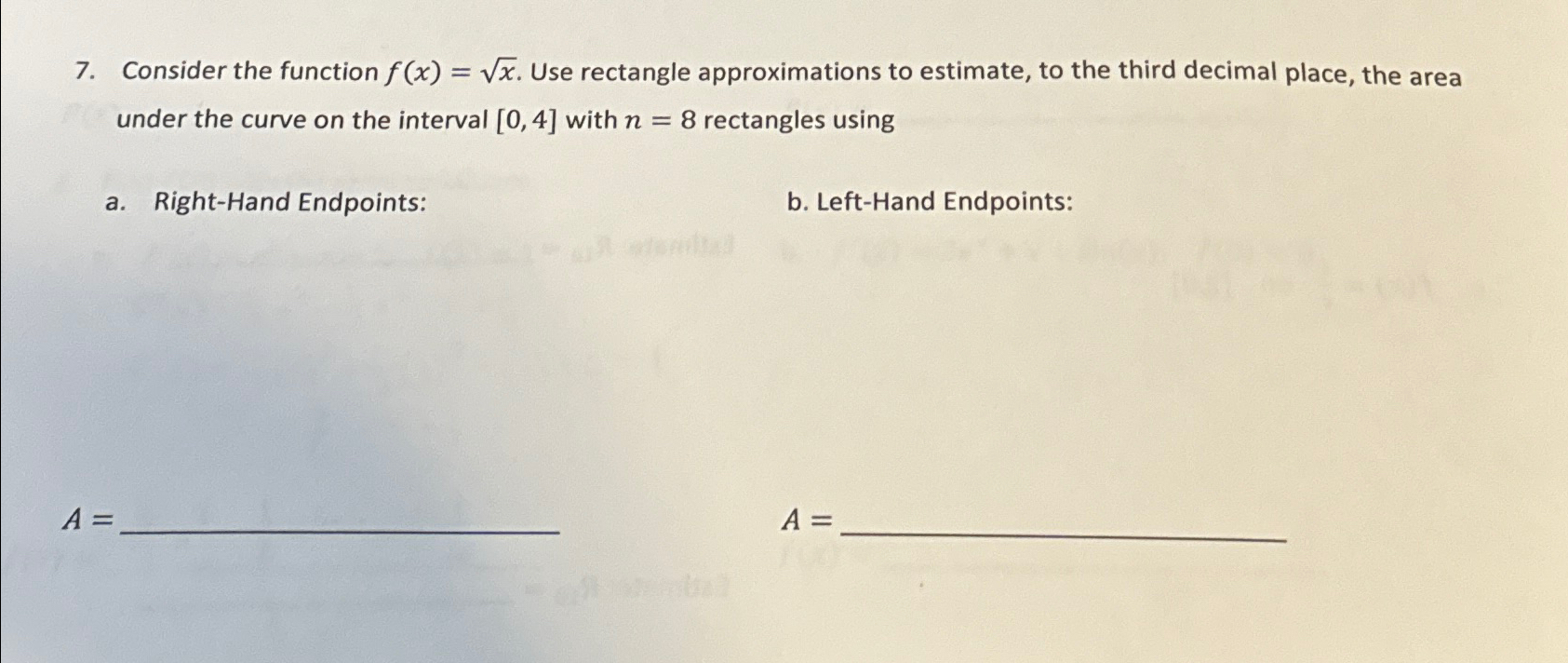 Solved Consider the function f(x)=x2. ﻿Use rectangle | Chegg.com