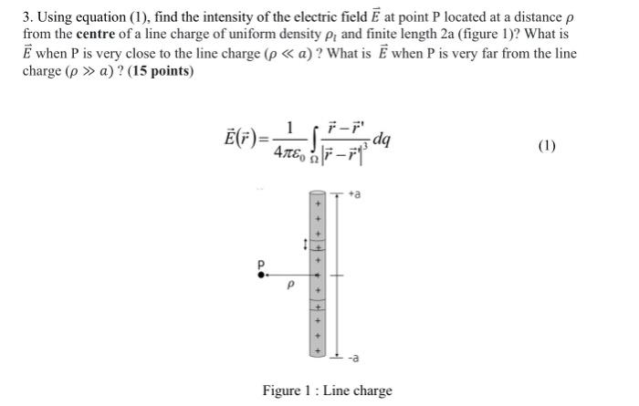 Solved 3. Using equation (1), find the intensity of the | Chegg.com