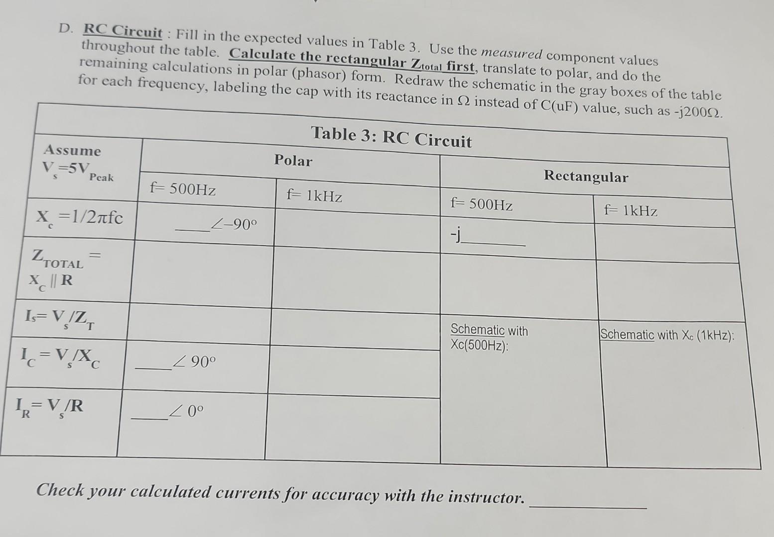 Solved shown below: Scope Figure 2: RC C IrcuitD. RC | Chegg.com