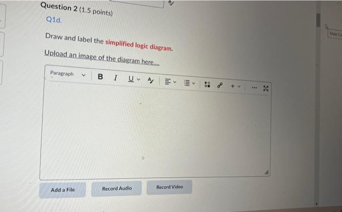 Solved For the following logic diagram, write the | Chegg.com