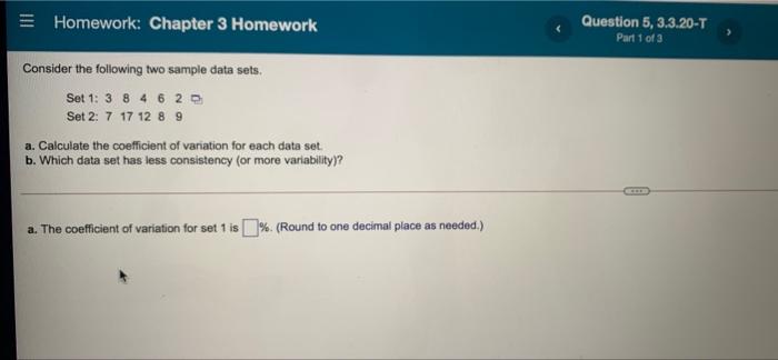 Solved Homework Chapter 3 Homework Question 5 3 3 20 T