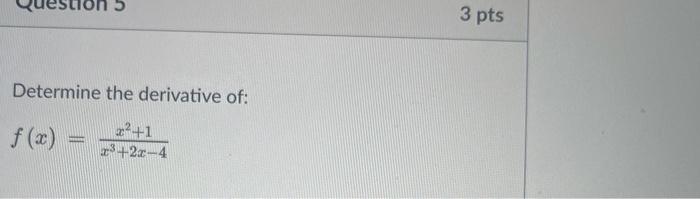 Solved Determine dxdy for the following: y=x4e−3xDetermine | Chegg.com