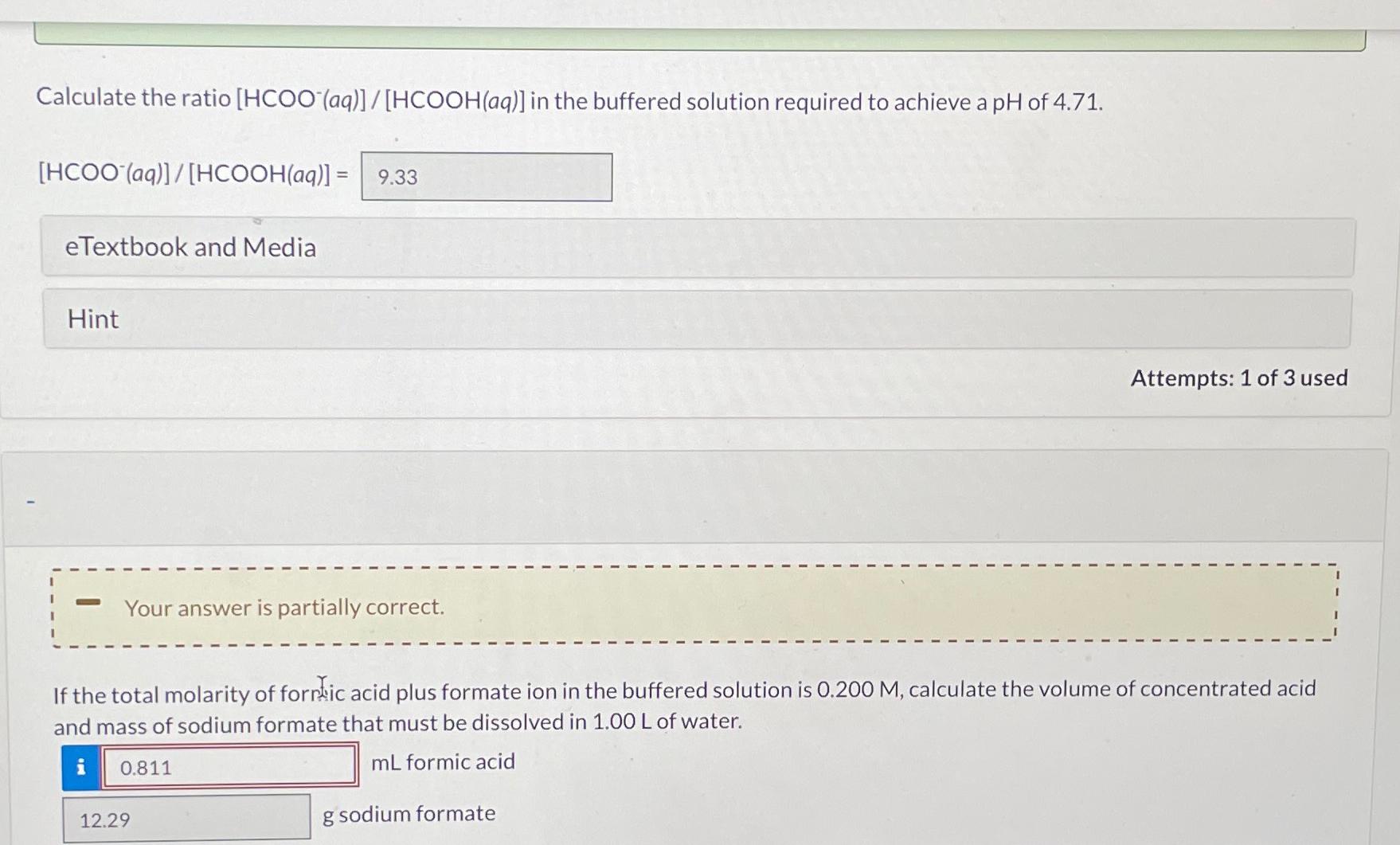 Solved Calculate the ratio )- ﻿in the buffered solution | Chegg.com