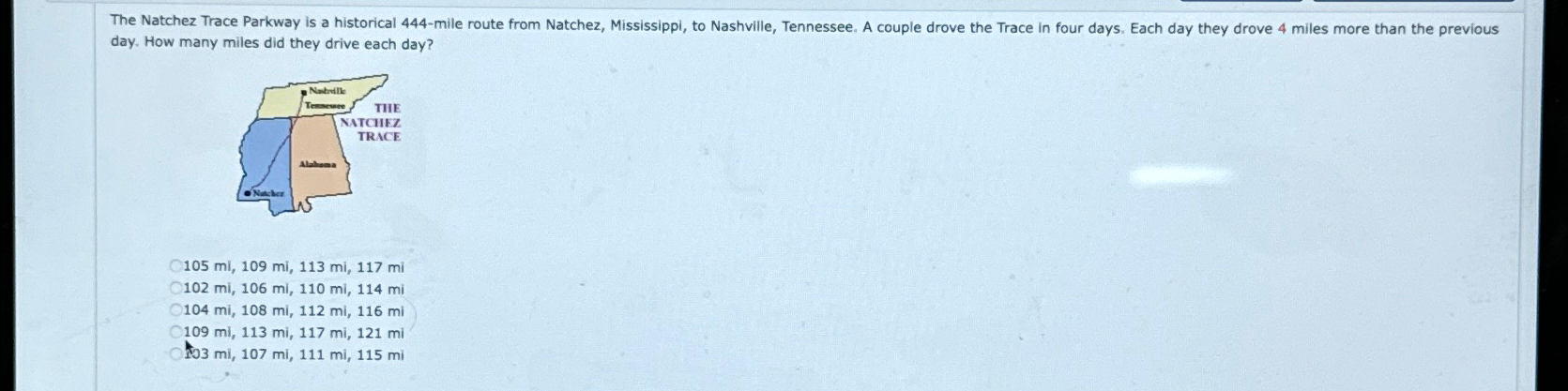 Solved day. How many miles did they drive each | Chegg.com