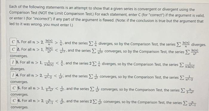 Solved Each of the following statements is an attempt to | Chegg.com