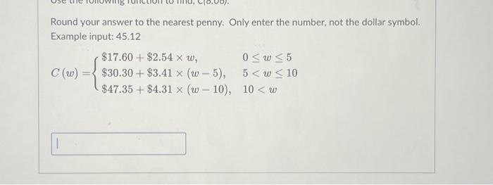 Round your answer to the nearest penny. Only enter | Chegg.com