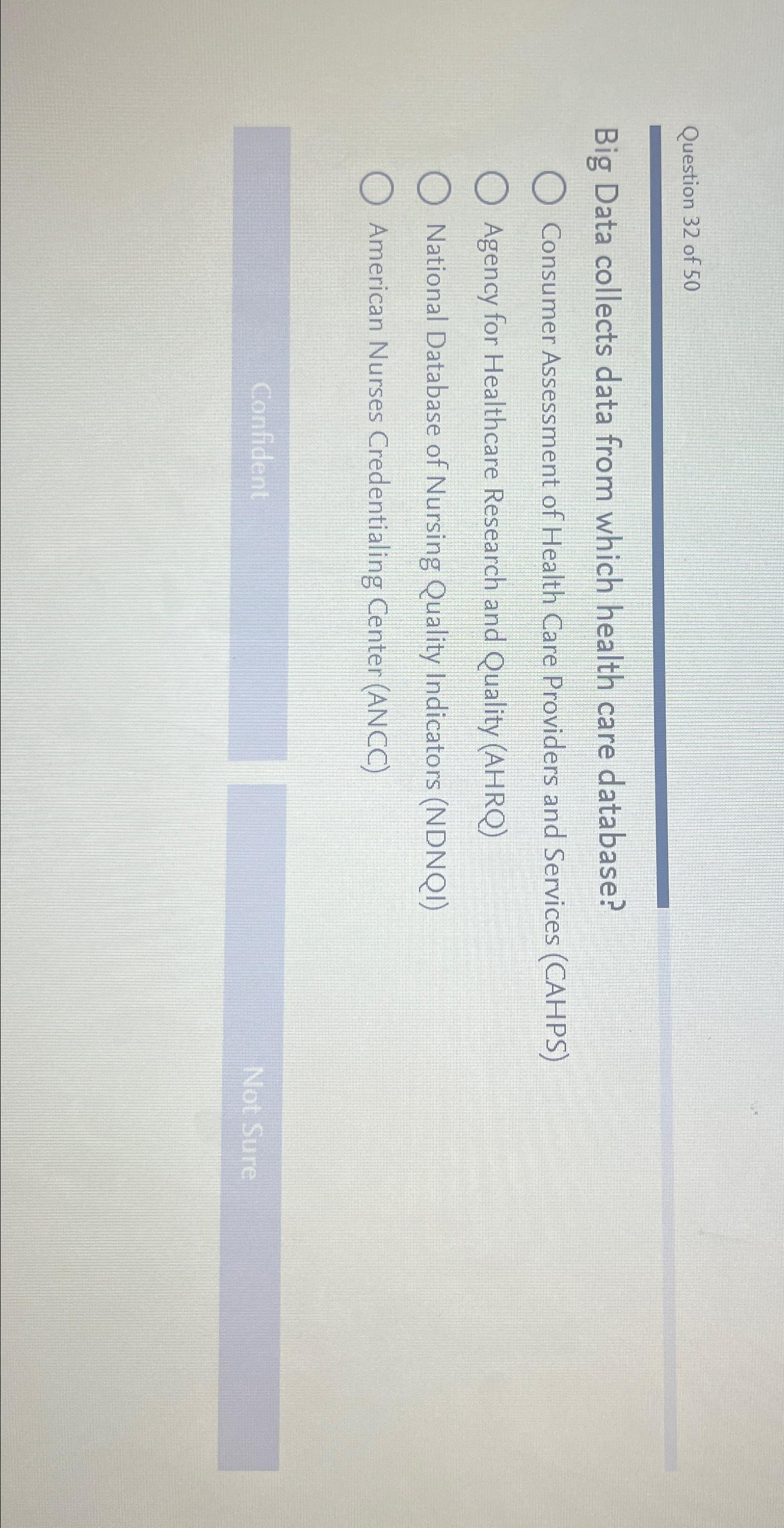 Solved Question 32 ﻿of 50Big Data collects data from which | Chegg.com