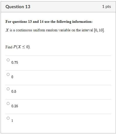 Solved For questions 13 and 14 use the following | Chegg.com