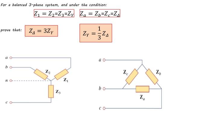 Solved For a balanced 3-phase system, and under the | Chegg.com