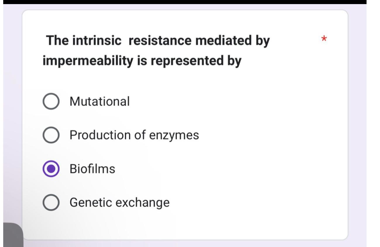 Solved The intrinsic resistance mediated by impermeability | Chegg.com