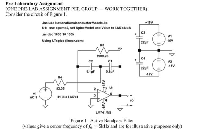 Solved Pre-Laboratory Assignment (ONE PRE-LAB ASSIGNMENT PER | Chegg.com