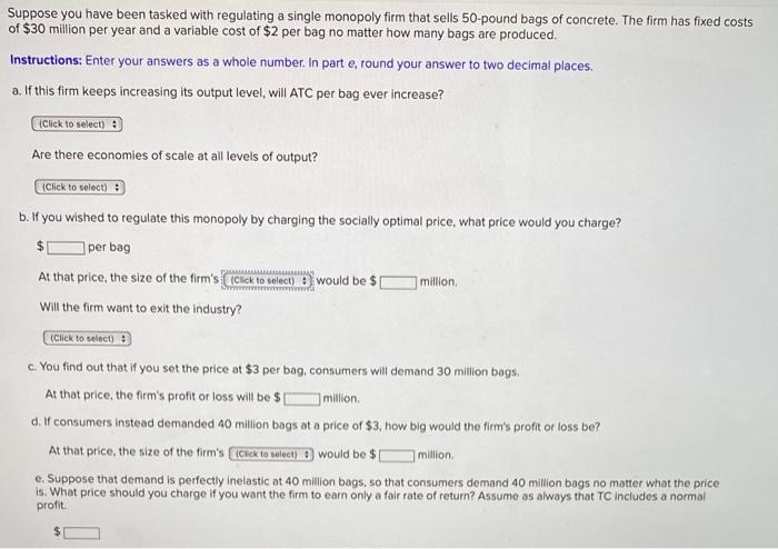 Solved Suppose you have been tasked with regulating a single | Chegg.com
