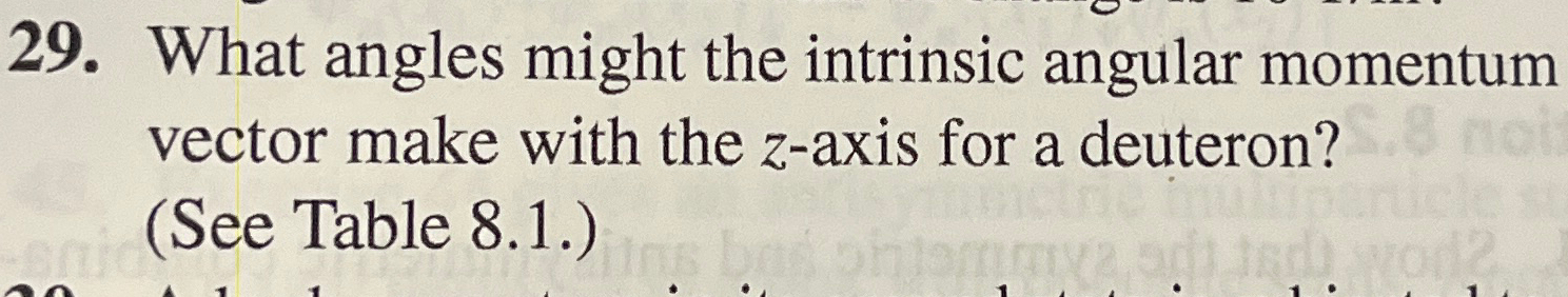Solved What angles might the intrinsic angular momentum | Chegg.com