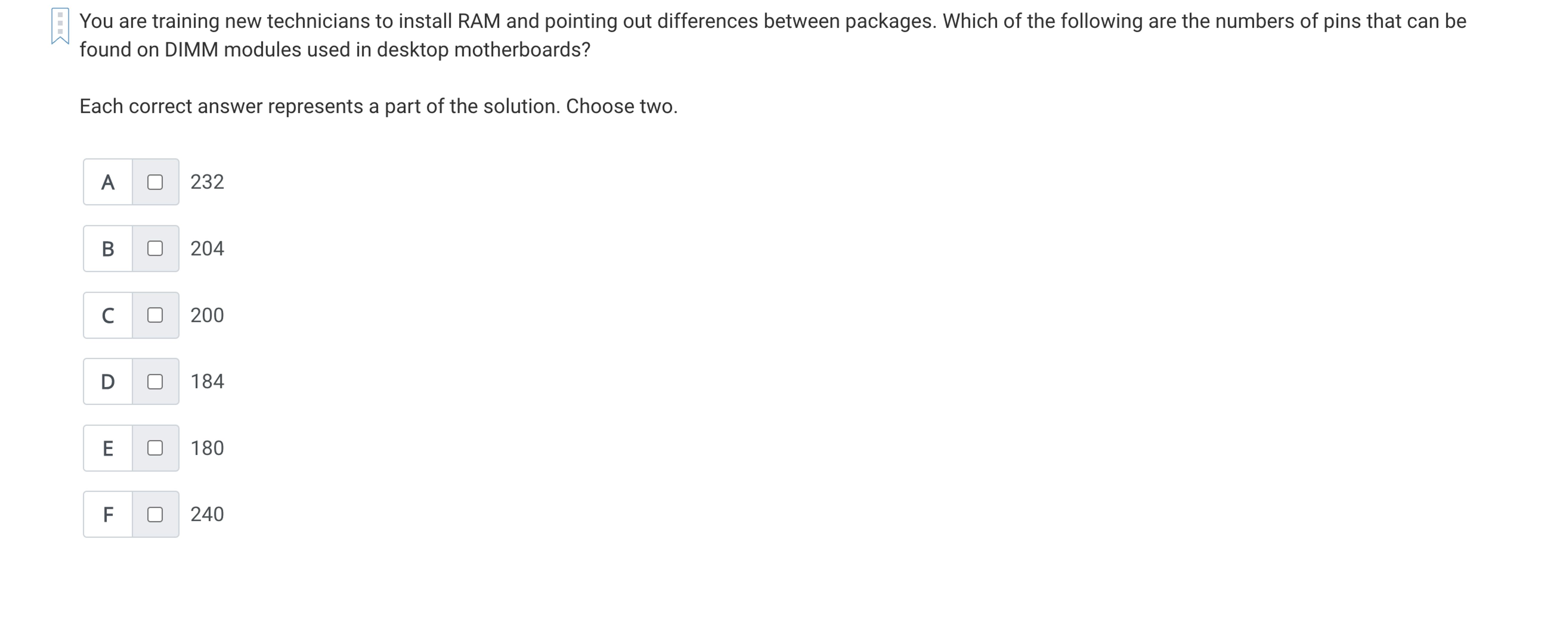 Solved You are training new technicians to install RAM and | Chegg.com