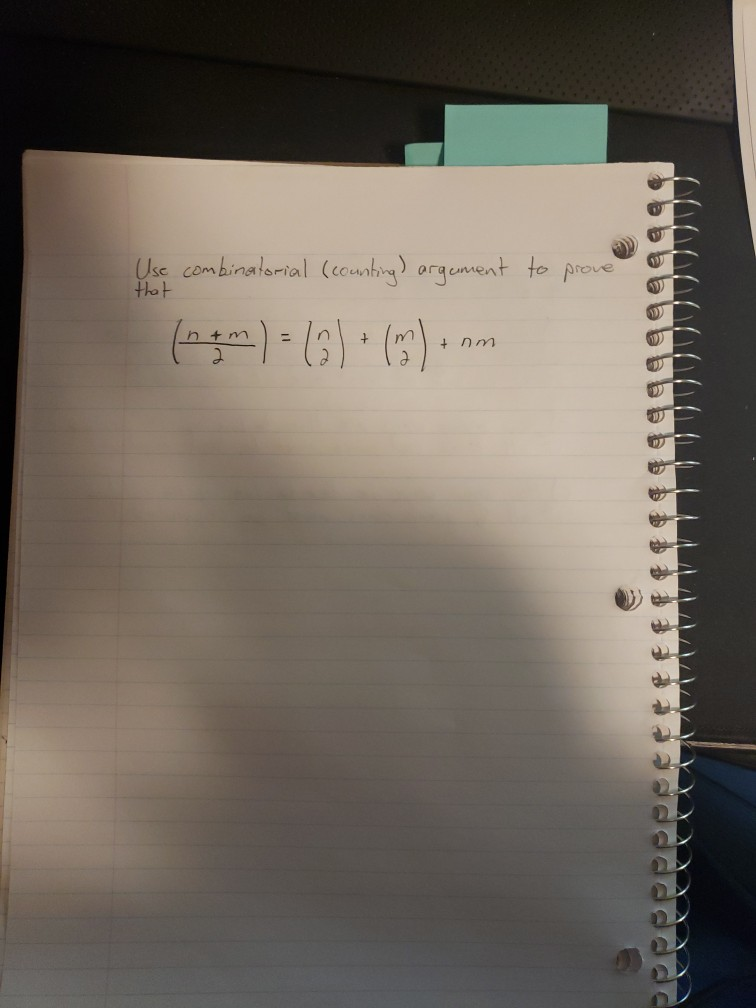 Solved that Use combinatorial (counting) argement to prove | Chegg.com