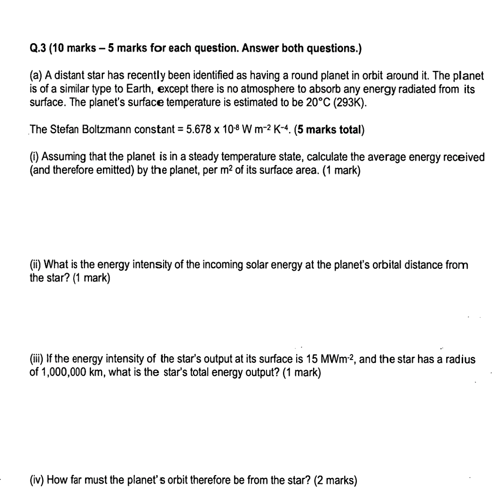 Solved Q. 3 (10 ﻿marks - 5 ﻿marks for each question. Answer | Chegg.com