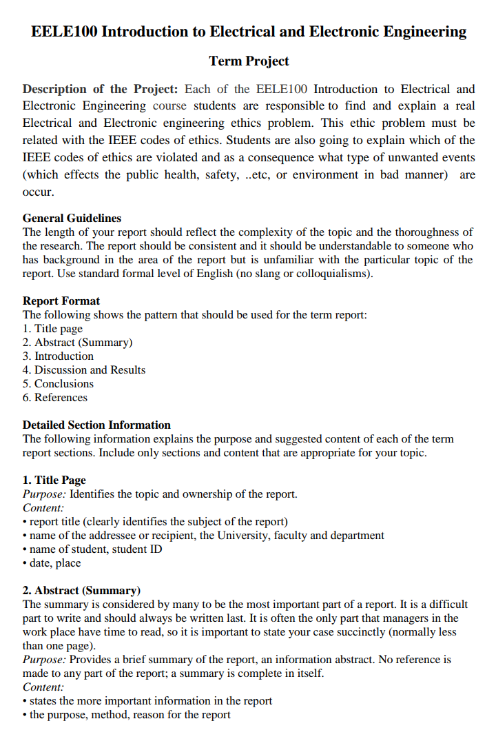 Solved EELE100 Introduction to Electrical and Electronic | Chegg.com
