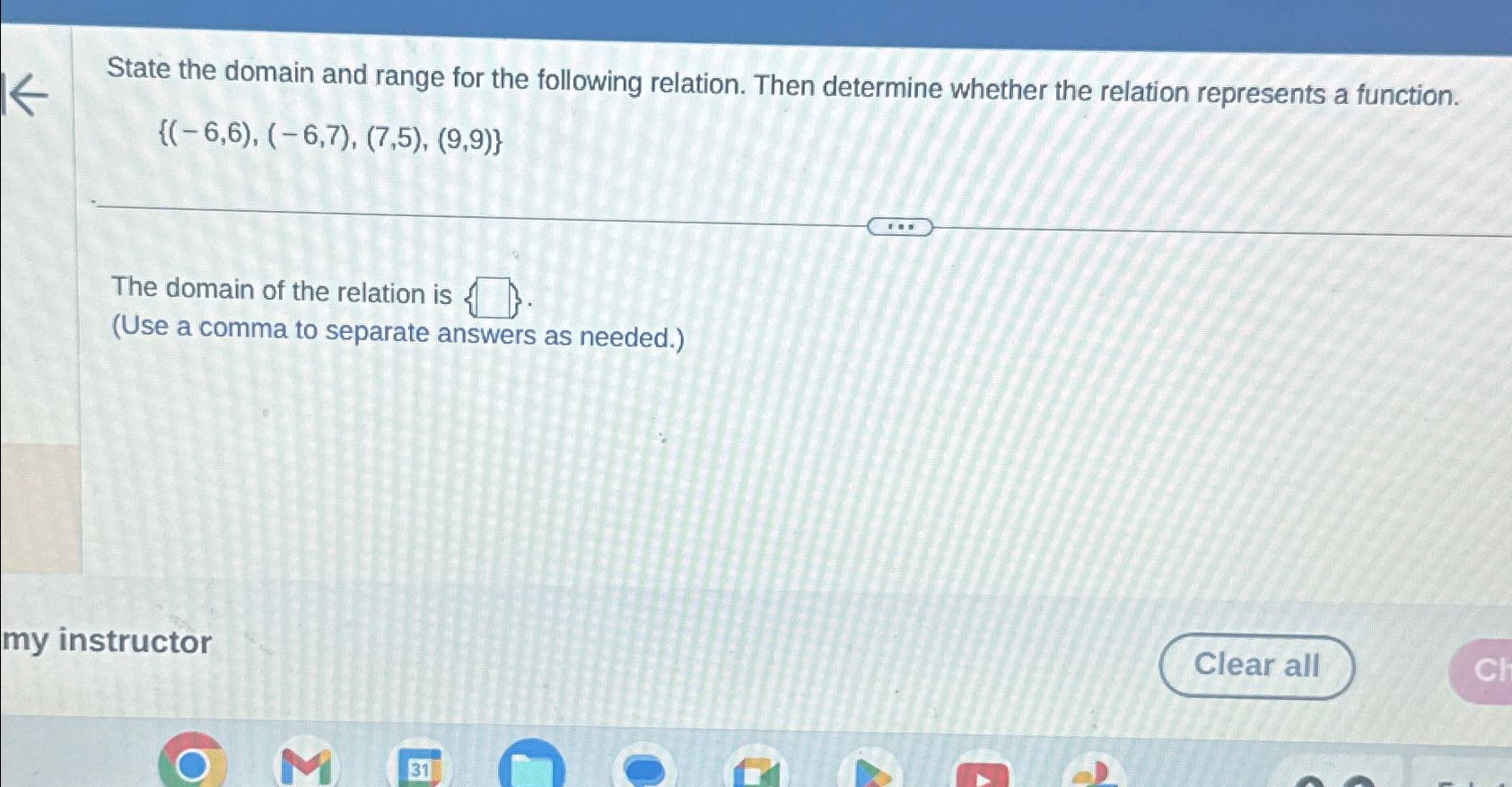Solved State the domain and range for the following | Chegg.com