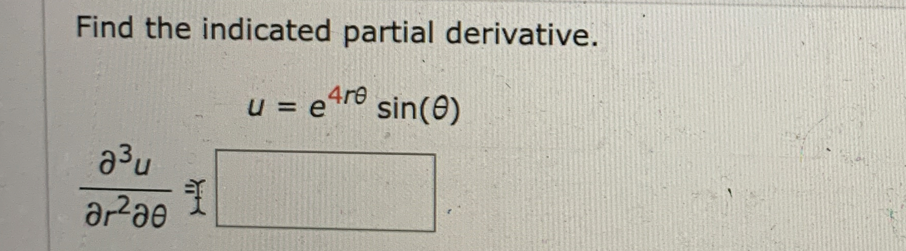 Solved Find the indicated partial | Chegg.com