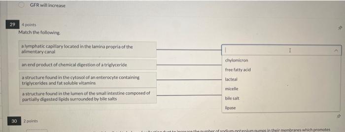 Solved GFR will increase 4 points | Chegg.com