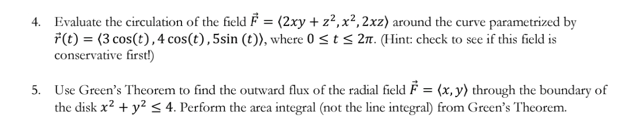 Solved Evaluate the circulation of the field | Chegg.com