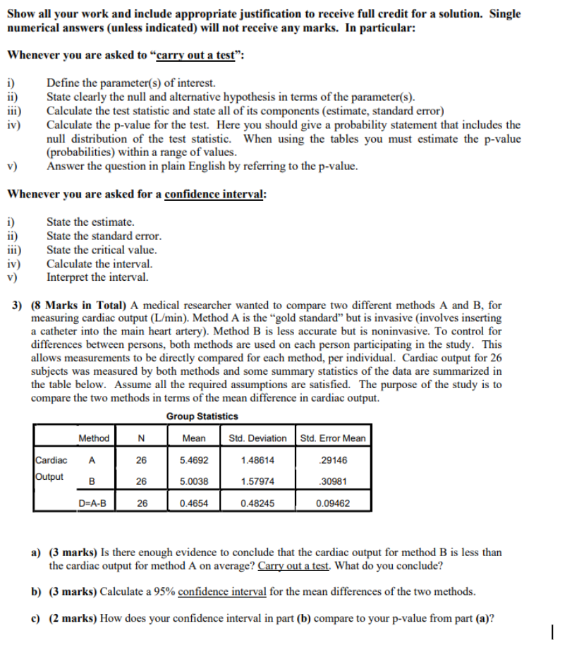 Solved Show all your work and include appropriate | Chegg.com