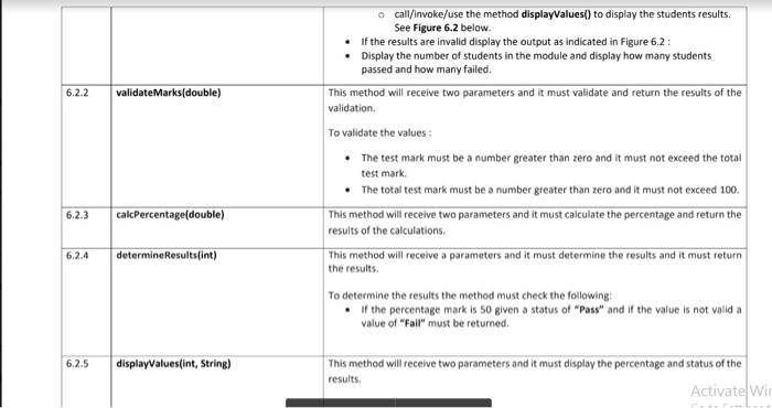Solved Write Java code , and display output of 6.1 and 6.2 | Chegg.com