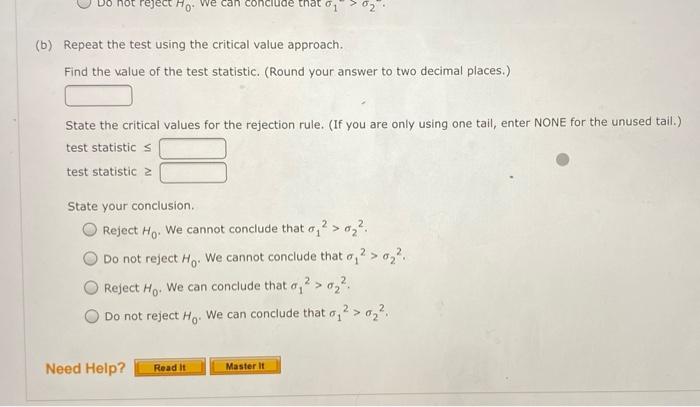 Solved S 2 A sample of 16 items from population 1 has a | Chegg.com