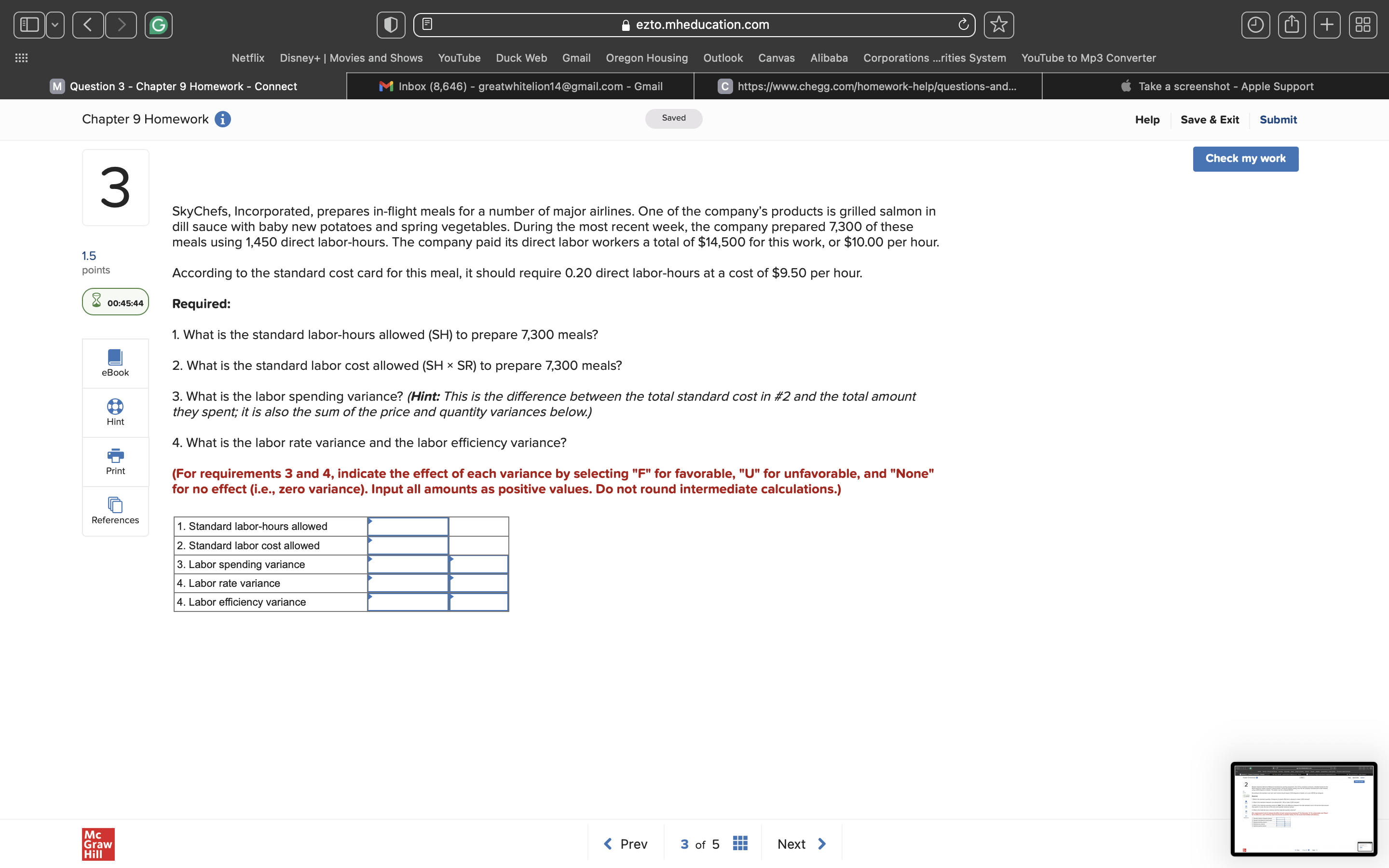 Solved SkyChefs, Incorporated, prepares in-flight meals for | Chegg.com