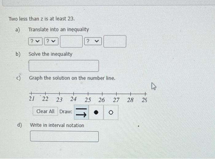 Solved Graph the solution on the number line. | Chegg.com