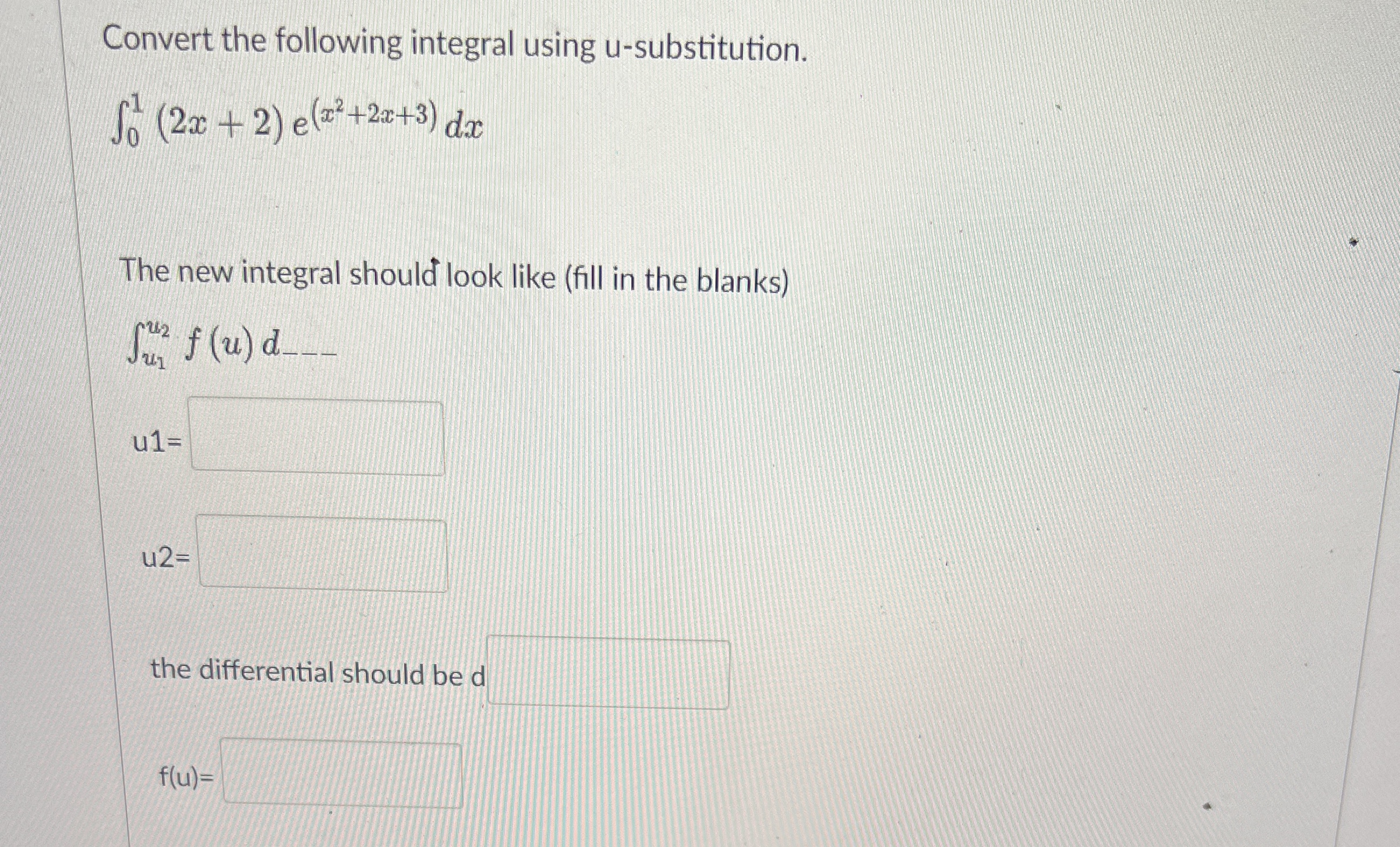 Solved Convert the following integral using | Chegg.com