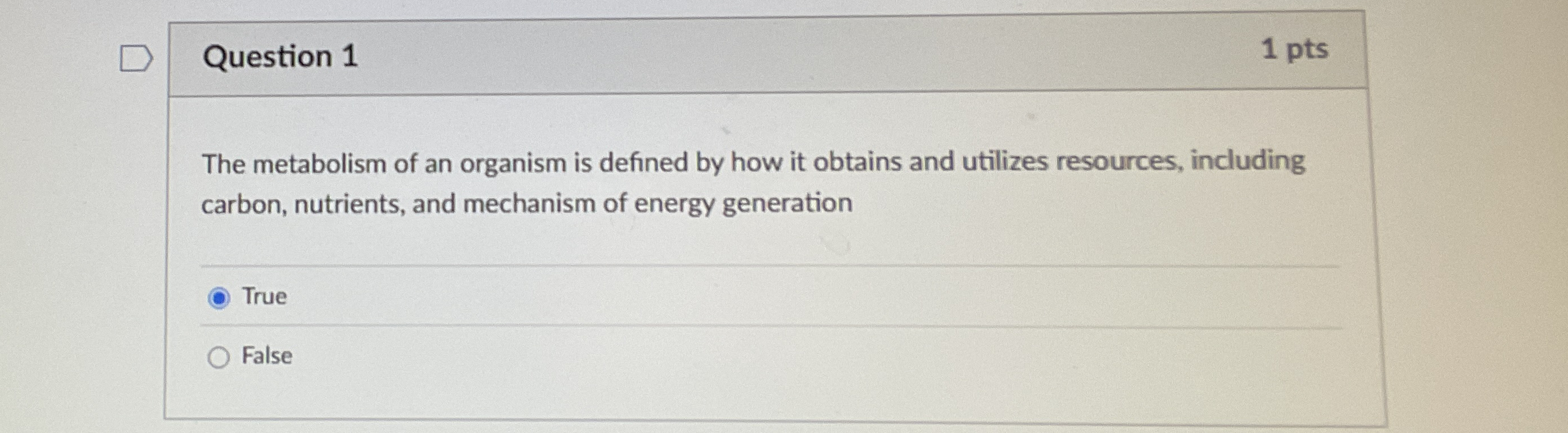 High Quality SOLUTION Question 11 ﻿ptsThe metabolism of an organism is | Chegg.com