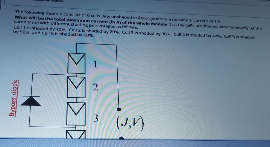 Solved The following module consists of 6 cells. Any | Chegg.com