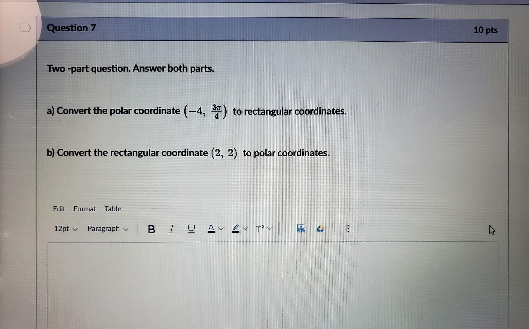 Solved Two -part question. Answer both parts. a) Convert the | Chegg.com