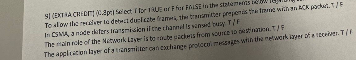 Solved In CSMA, a node defers transmission if the channel | Chegg.com