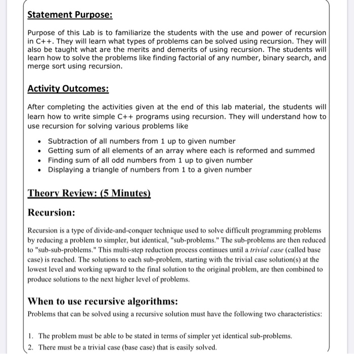Solved Statement Purpose: Purpose of this Lab is to | Chegg.com