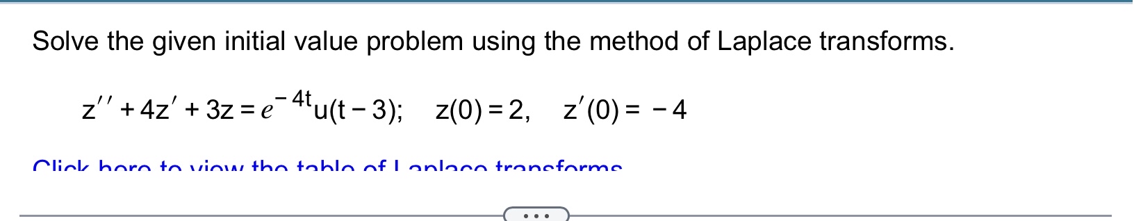 Solve the given initial value problem using the | Chegg.com