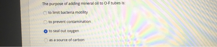 Solved "Mixed acid" fermentation can be determined in: | Chegg.com
