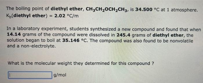 Solved In a laboratory experiment, students synthesized a | Chegg.com