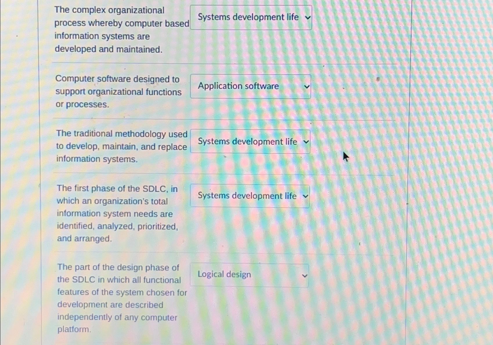 Solved The complex organizational process whereby computer | Chegg.com