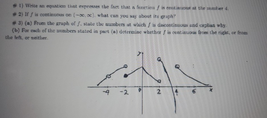 Solved # 1) Write an equation that expresses the fact that n | Chegg.com