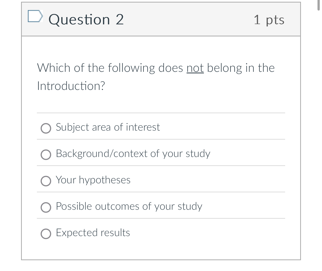 Question 21 ﻿ptsWhich of the following does not | Chegg.com